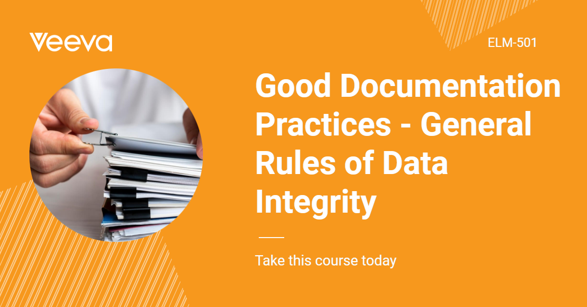 Good Documentation Practices General Rules Of Data Integrity