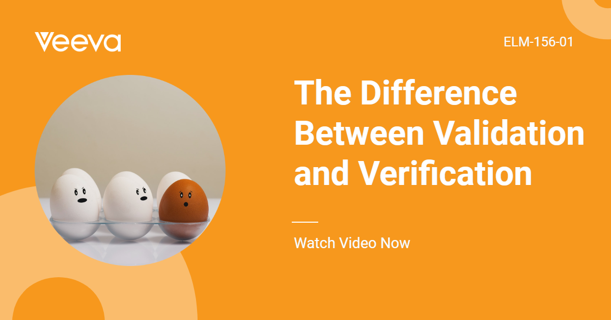 The Difference Between Validation And Verification Video LearnGxP Accredited Online Life 